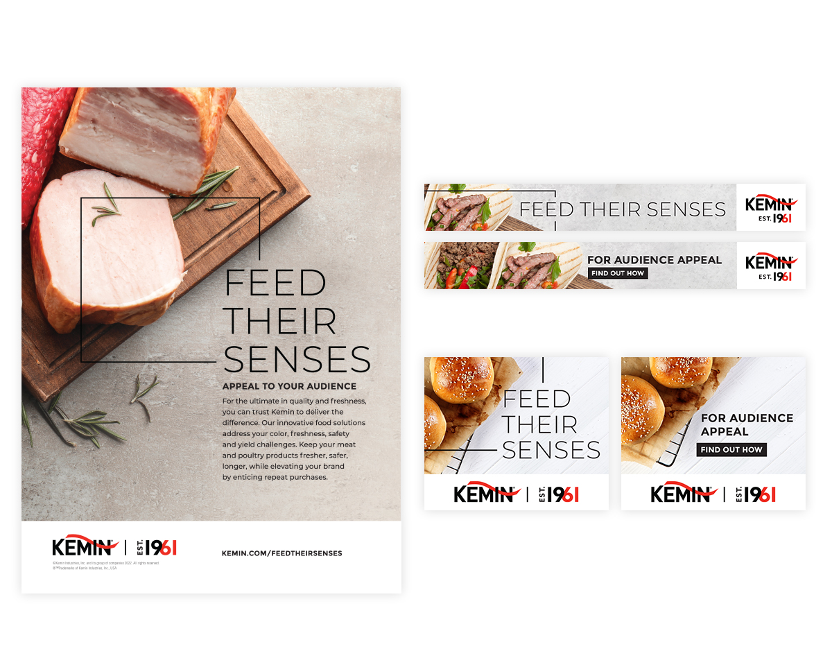 Portfolio of Kemin Work | ColinKurtis Advertising