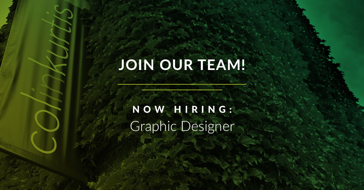 Now Hiring – Graphic Designer | ColinKurtis
