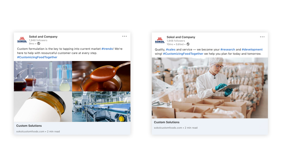 Sokol Custom Food Ingredients | ColinKurtis